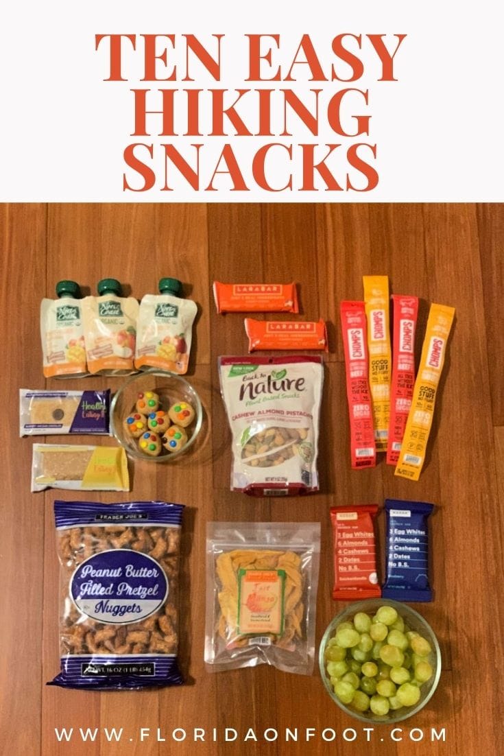 10 Easy Hiking Snacks - Florida on Foot